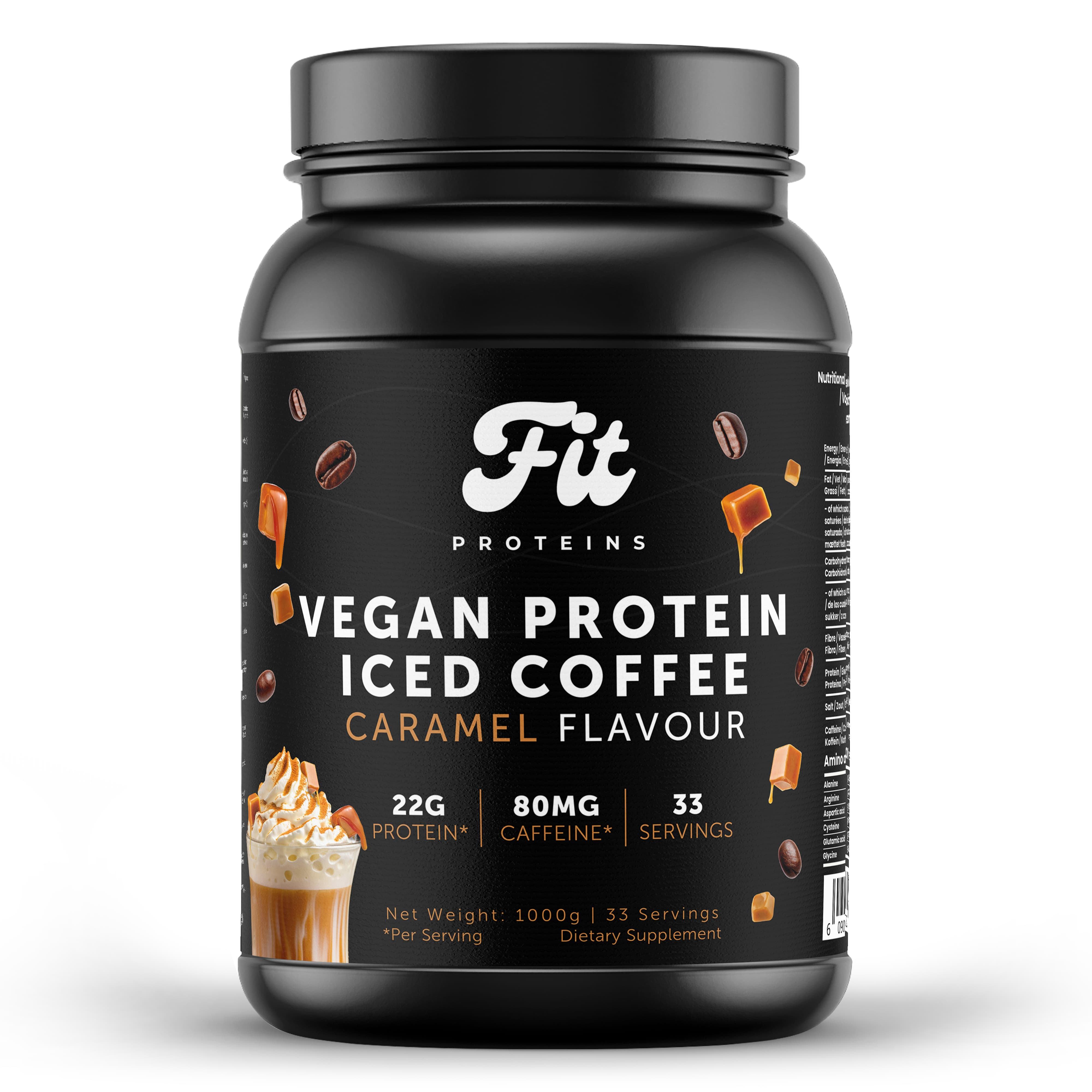 Vegan Protein Iced Coffee - Fitproteins